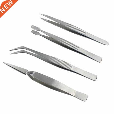 4Pcs Precision Electronic Tweezers Set Anti-static Picking F