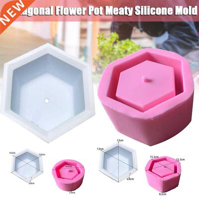 Silicone Concrete Succulent Plant Flower Pot Ashtray Candle