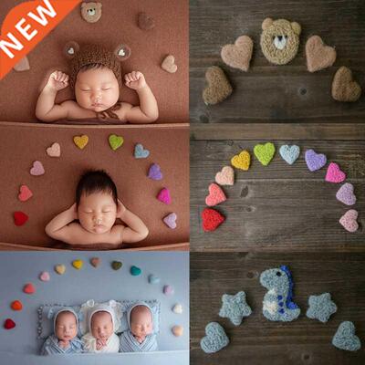 5/7/10 Pcs/Set Newborn Photography Props  Handmade Baby W