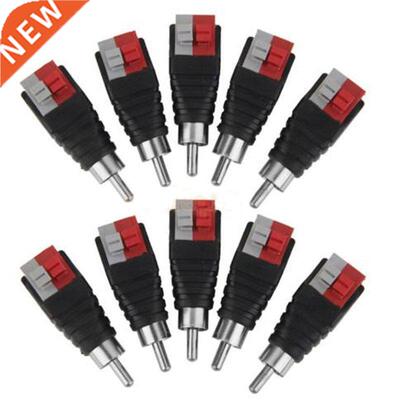 New 10Pcs Speker Wire Cble to udio MLE RC Jck Connect