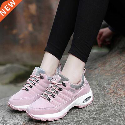 New Women Hiking Shoes Air Cushion kking Sneakers Height Inc