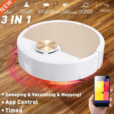 Warmtoo 000Pa Robot Vacuum Cleaner  in 1 Smart