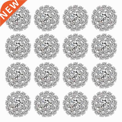 50PCS Rhinestone Embellishments Flatback Jewelry Flower