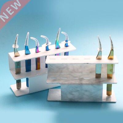 1 Set Acrylic Eyelash Tweezer Storage Holder 6Pcs Durable