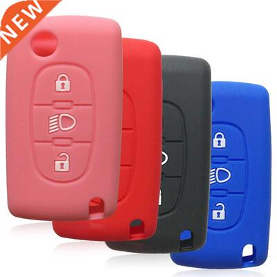 Silicone Car Key ver for Citroen C4 2008 Picasso Berlingo C3