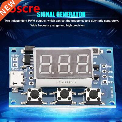Signal Generator 2 Channel PWM Frequency Duty Cycle Adjustab