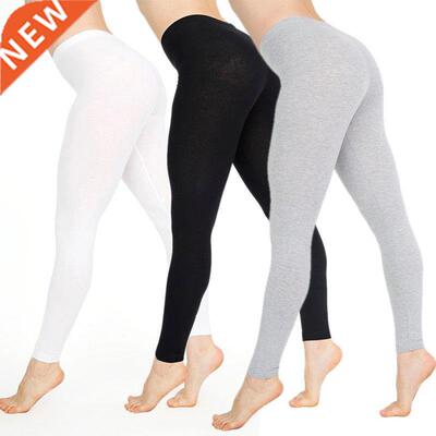 Women Fashion Solid Bodycon Stretchy Thin Leggings Office La