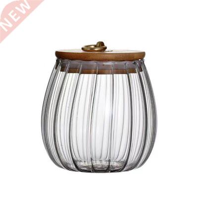 Transparent Glass Jar Sealed Cans Tea Cans Household Food