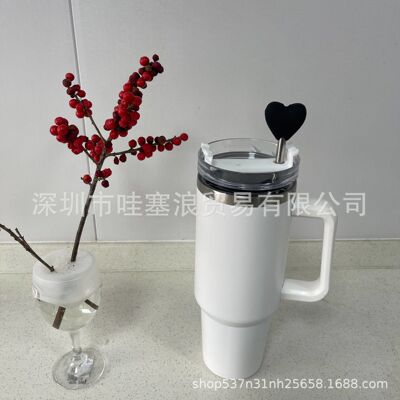 跨境304不锈钢抗皱吸管防皱纹吸管防唇皱Anti lip wrinkle straw