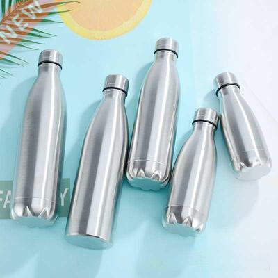 Stainless Cola Motion Sport Water Bottle Rugged Water Cup Mo