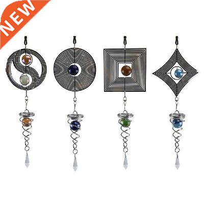 DIY Rotating Wind Chime Personality Novelty Metal Hanging