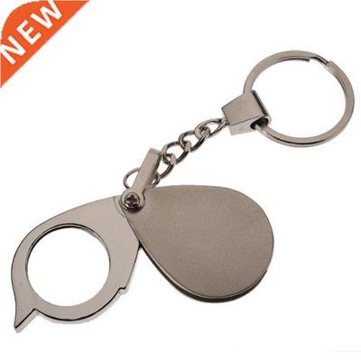 10X 20 mm jeweler's loupe magnification keychain folding poc