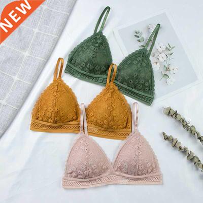 Women Lace Bra No Steel Ring Beauty Back Wrapped Chest Comfo