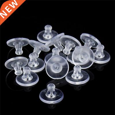 50Pcs/pack Soft Nut Slcone Heavy Duty Rubber Earrng Back