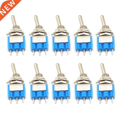 10Pcs/Lot Miniature Control Toggle Switch Single Pole Doubl