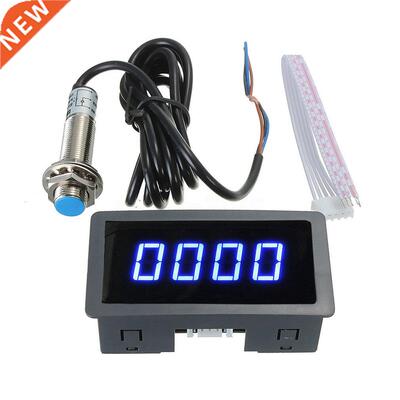 Hot Newest 4 Digital LED Display Tachometer RPM Speed Meter