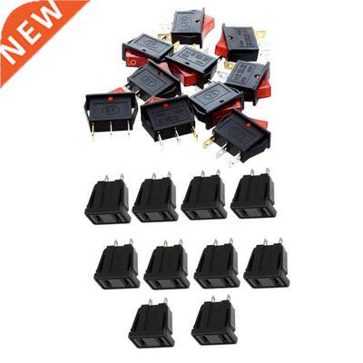 10 Pcs 3 Pin SPST On/Off Rocker Switch AC 250V/10A 125V/15A