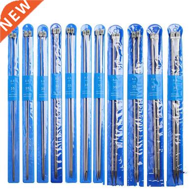 11 size 11pair/22pcs 25cm/35cm stainless steel Straight knit