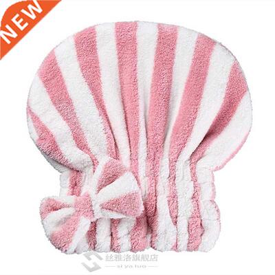 *Dry Hair Cap Shower Caps Bowknot Turban Cute Quick-drying
