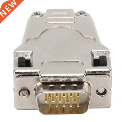 D-SUB Serial Connector Flame-Retardant 15-Pin Male with Meta