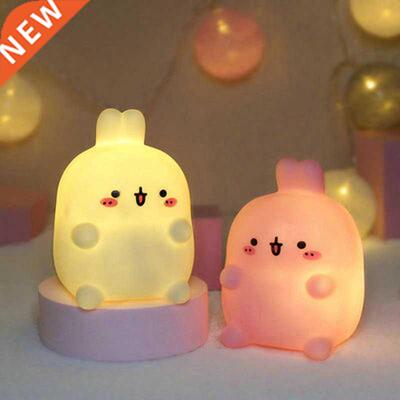 Cartoon Creative Night Light Unplugged Bunny Decoration