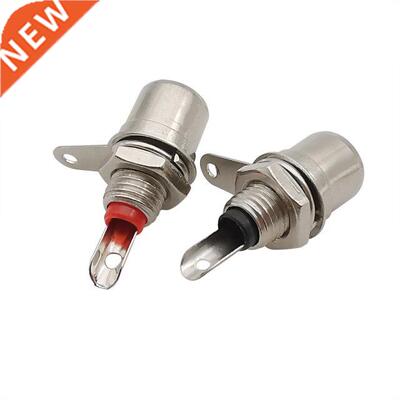 5Pcs Nickel-plated RCA Phono Chassis Jack Panel Mount Female