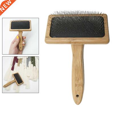 Pet Cleaner Brush Sheepskin Rug Brush Slicker Wire Rugs