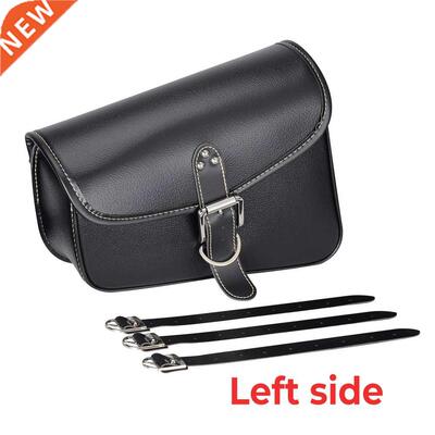 Motorcycle Bag P Leather Saddlebag Saddle Swingarm Bag Left