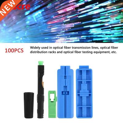 100Pcs/Lot SCAPC SC Fiber Connector Embedded Connecting Adap