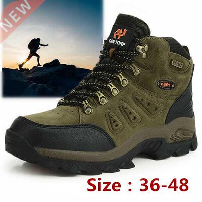 Botas de senderismo antideslizantes para hombre y mujer, cal