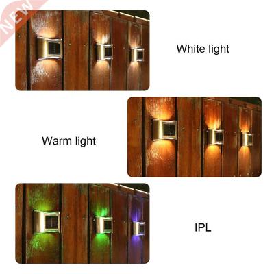 Solar Power Garden Fence Lamps Hallway Outdoor IP65