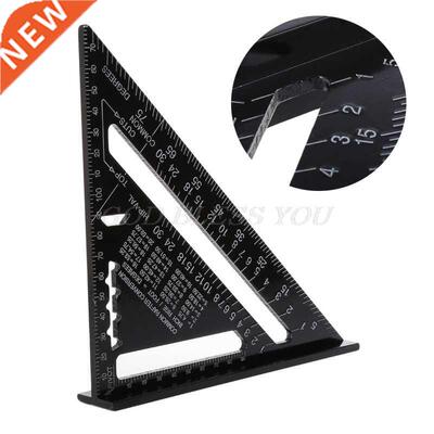 7'' Metric Aluminum Alloy Speed Square Roofing Triangle Angl
