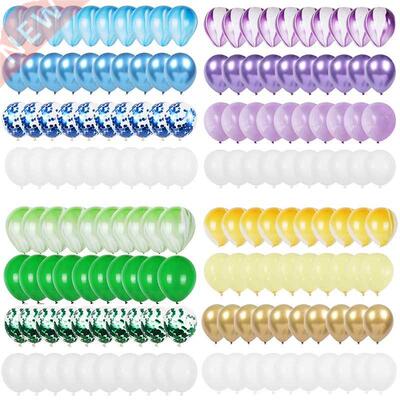 40pcs Agate balloon Latex metal ballons set Girl boy birthd
