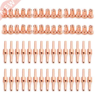60pcs Red Copper Extended Long Plasma Cutter Tip Electrodes&