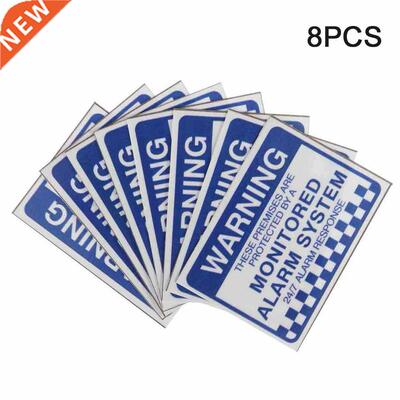 8pcs Self Adhesive Waterproof Monitored Alarm System Practic