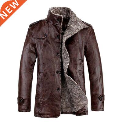 New 2020 Mens Leather Jackets Classc Motorcycle Bke Cowboy
