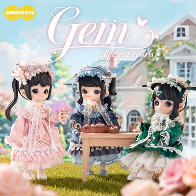 【SIMONTOYS】宝石异色系列12分BJD可动玩偶ob11欧风手工成品娃衣