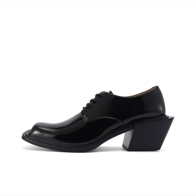 UNTITLAB简约舒适 复古松糕 厚底鞋 男女同款 黑色