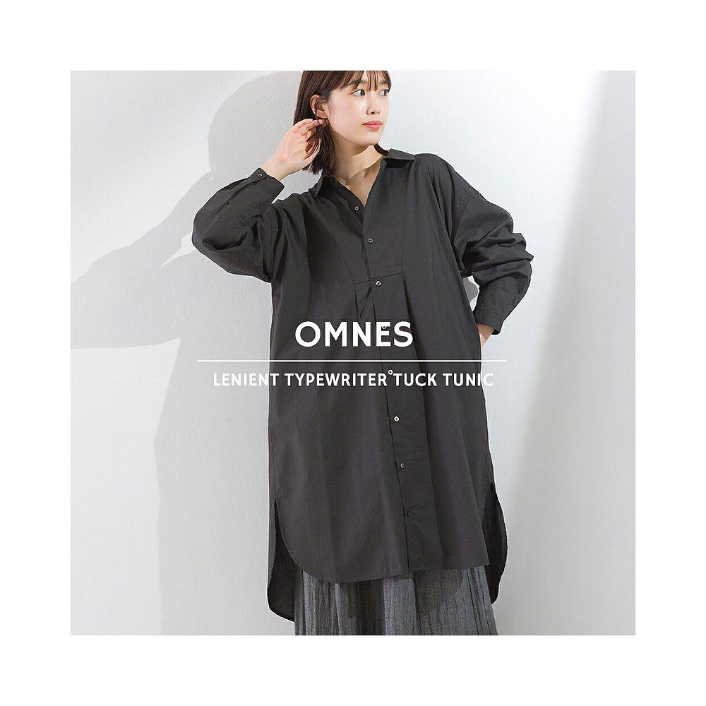 日本直邮OMNES HAPTIC女士时尚百搭衬衫连衣裙_虎窝淘