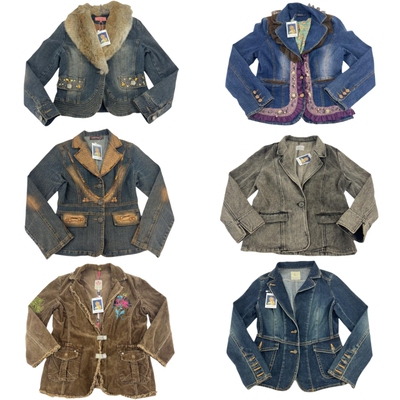 复古夹克牛仔阿美咔叽辣妹百搭