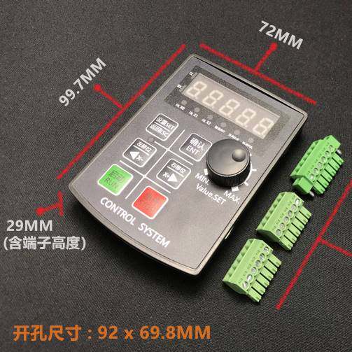 HF020步进伺服电机脉冲发生驱动控制器旋钮调速电位CS10-6编程开_虎窝淘