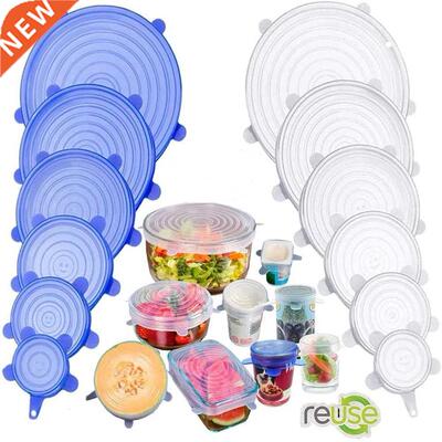 Silicone ver Stch Lids Reusable Airtig Food Wrap vers Keep