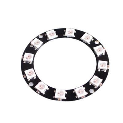 12 Bits 12 X WS2812 5050 RGB LED Ring Lamp Light with Integr