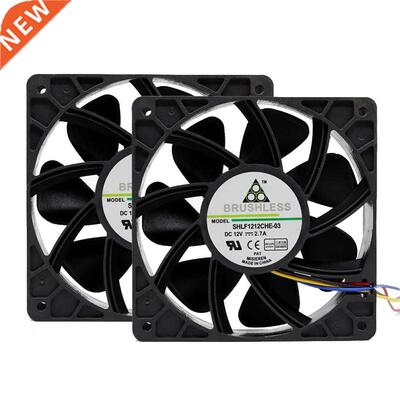 2PC 6000RPM Cooling Fan 4-pin Connector PC Computer Case Rad