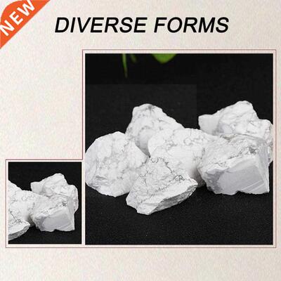 Natural White Turquoise Crystal Rough Stone Diffused Repair