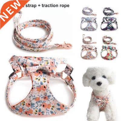 Durable Pet Traction Leash Bow-knot Breathable Pet Chest