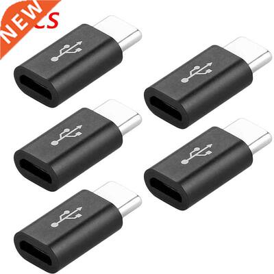 5pcs Mobile Phone Adapter Micro USB To USB 3.1 Type-C Adapte