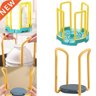 New Retractable Drain Rack Desktop Bowl Holder Kitchen