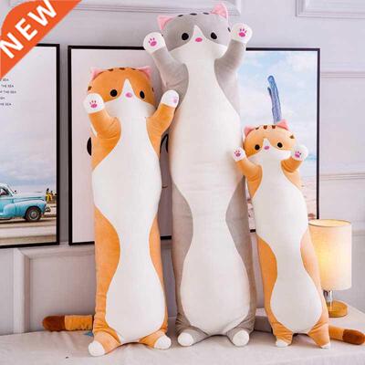 Soft/Cute /Plush /Long cat/pillow/Cotton doll toy Office lun