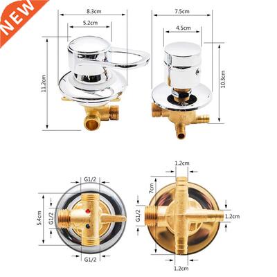 2/3/4/5 Way Outlet 10cm Shower room Mixer Tap Brass Separate